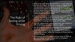 Texting while driving | PPT