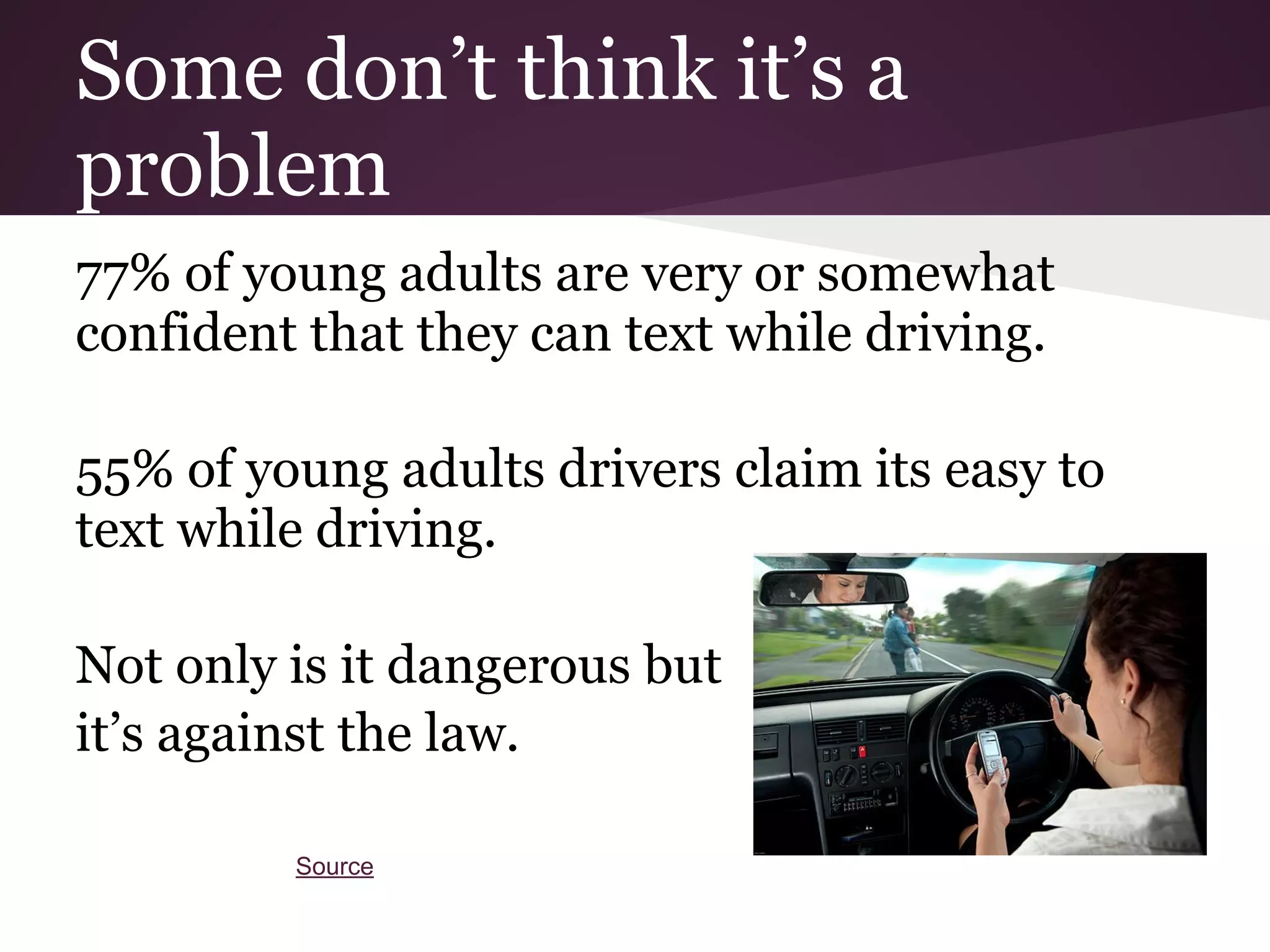 Texting while driving by sarah khalifa | PDF