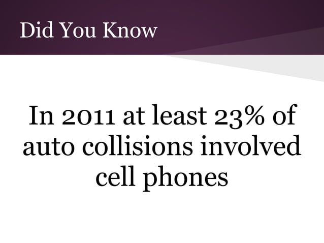 Texting while driving by sarah khalifa | PDF