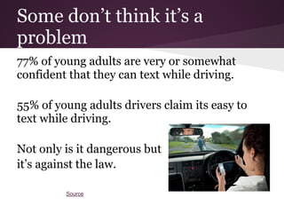 Texting while driving by sarah khalifa | PDF