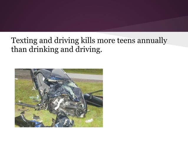 Texting while driving by sarah khalifa | PDF