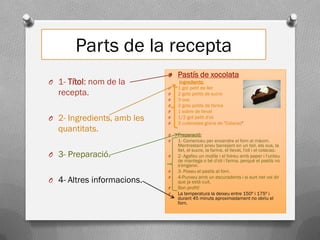 Text instructiu - la recepta | PDF