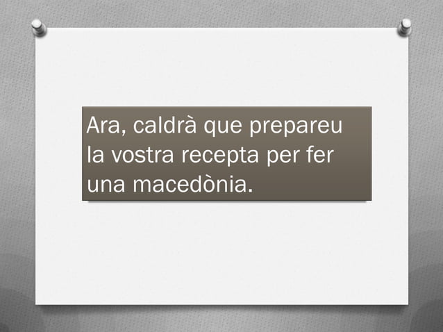 Text instructiu - la recepta | PDF