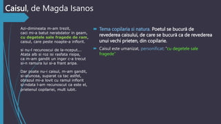 Text liric - trasaturi, teme și exemple de poezii | PPTX