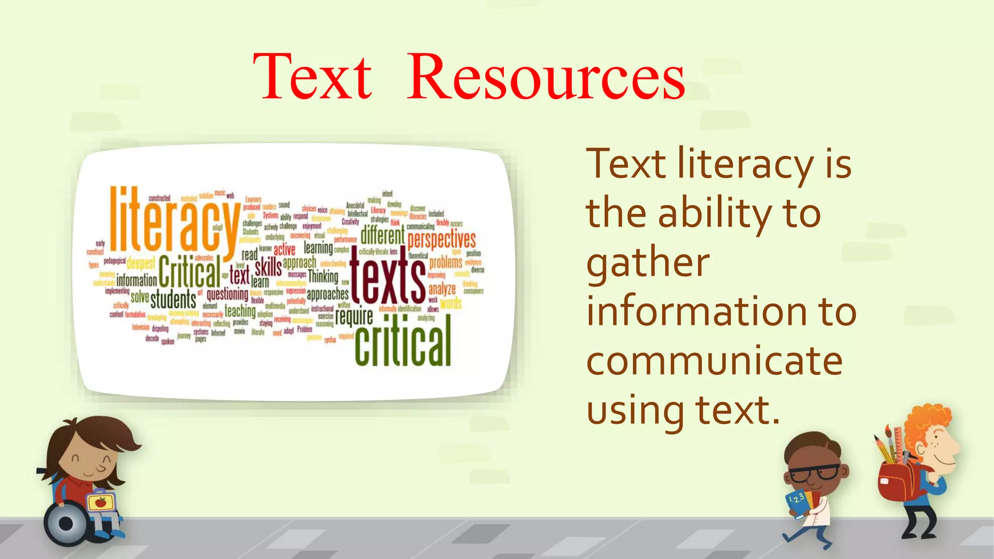 Text literacy | PPT