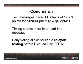 Text Message Experiments 2008 | PDF