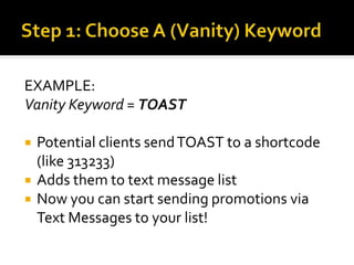 Text Message Marketing Basics | PPT