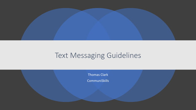 Text message ppts | PPTX