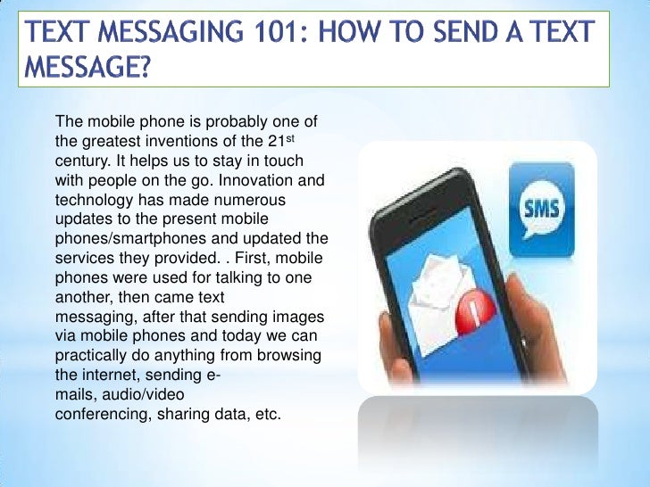 Text messaging 101 how to send a text message -mm.com.au