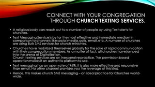 Text messaging service for churches | PPTX | Smartphones | Consumer ...