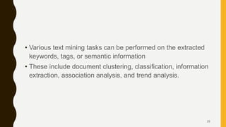 Text mining | PPTX