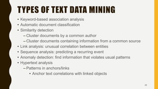 Text mining | PPTX