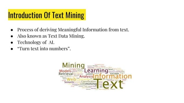 Text mining | PPTX