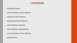 Text mining | PPTX