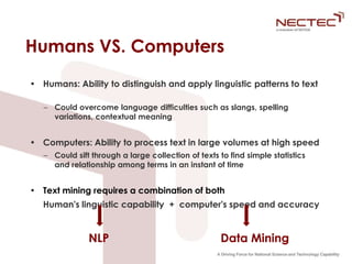 Text Mining : Experience | PDF | Databases | Computer Software and Applications
