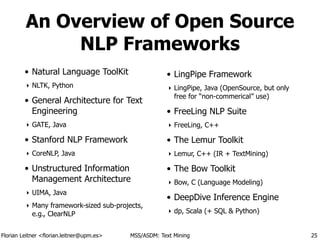 OUTDATED Text Mining 1/5: Introduction | PPT