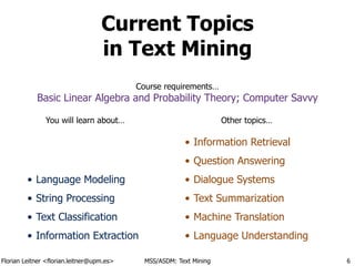 OUTDATED Text Mining 1/5: Introduction | PPT