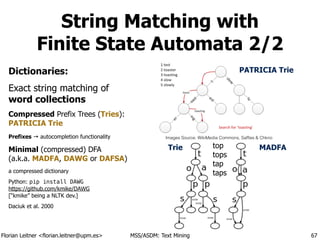 OUTDATED Text Mining 3/5: String Processing | PPT