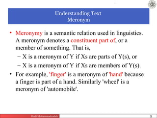 Text mining by examples, By Hadi Mohammadzadeh | PPT