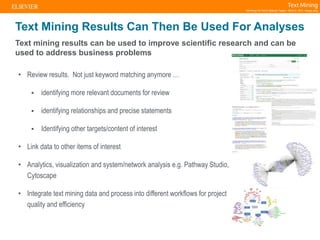 Text mining full text for molecular targets | PPTX