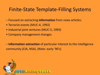 Textmining Information Extraction | PPT