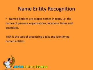 Textmining Information Extraction | PPTX