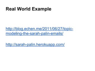 Introduction to Text Mining and Topic Modelling | PPT