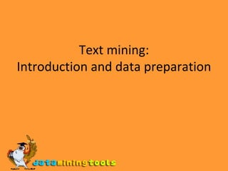 Textmining Introduction | PPT