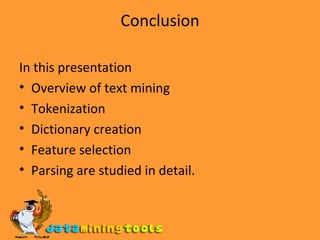 Textmining Introduction | PPT
