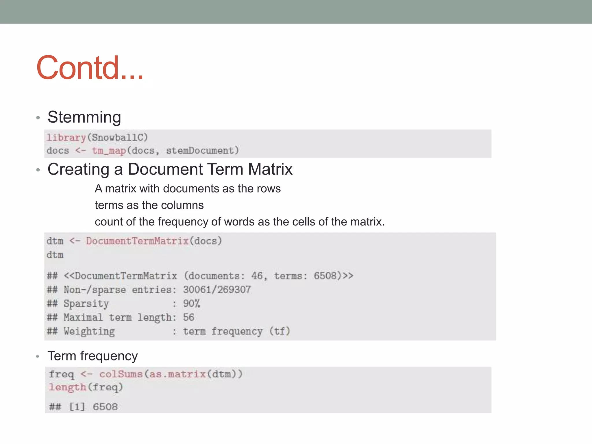 hands on: Text Mining With R | PPTX