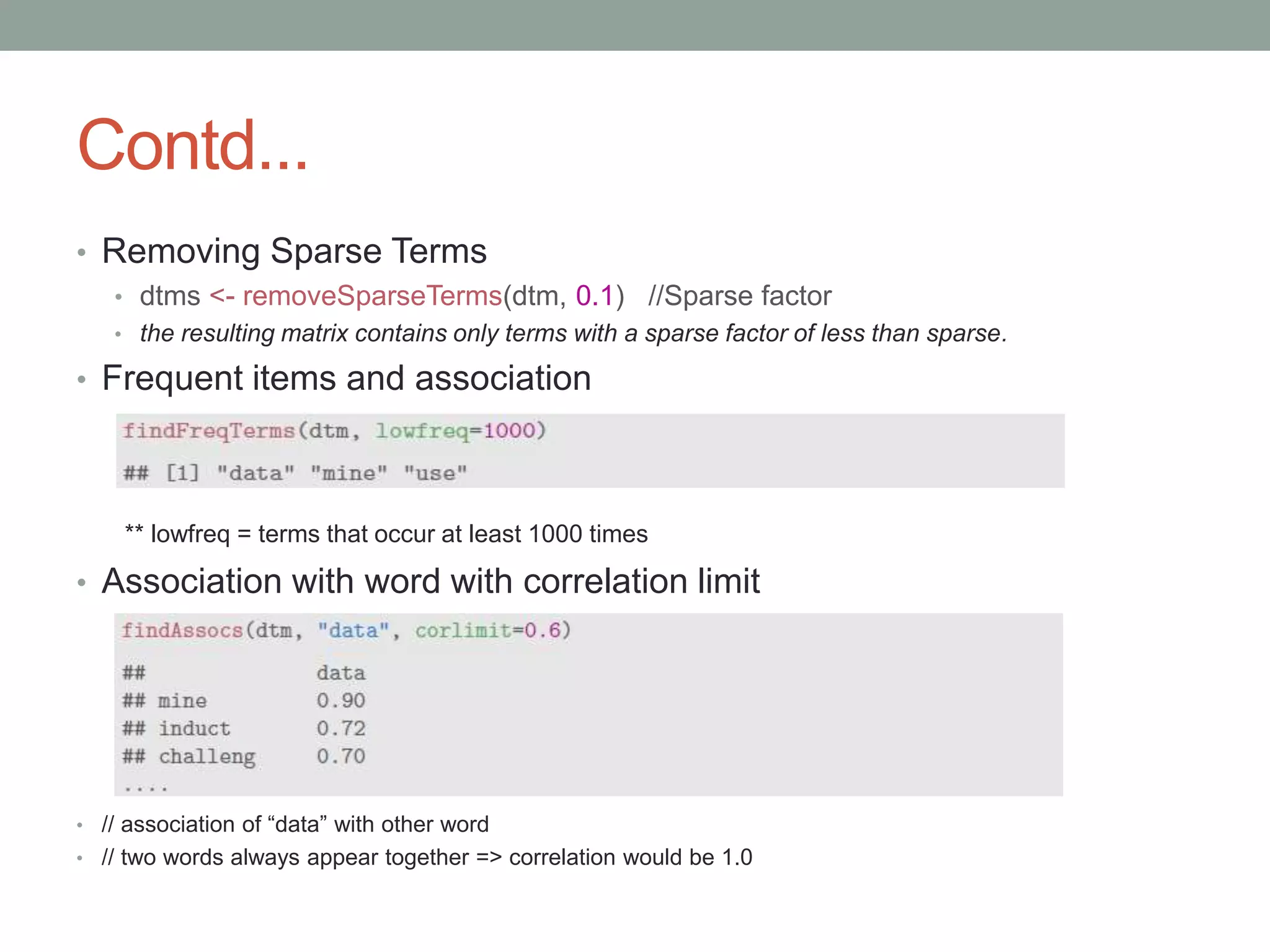 hands on: Text Mining With R | PPTX