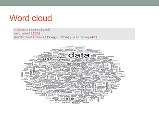 hands on: Text Mining With R | PPTX
