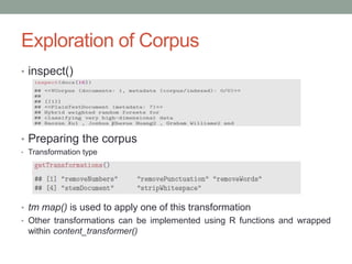 hands on: Text Mining With R | PPTX
