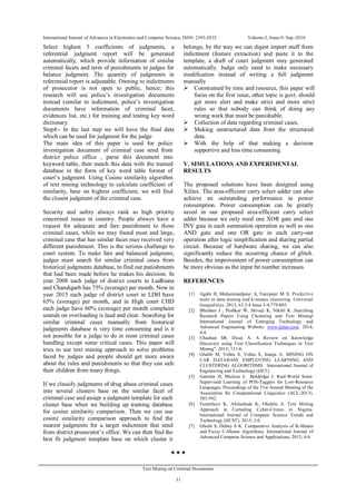 Text mining on criminal documents | PDF
