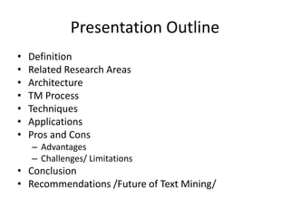 Text Mining | PPTX