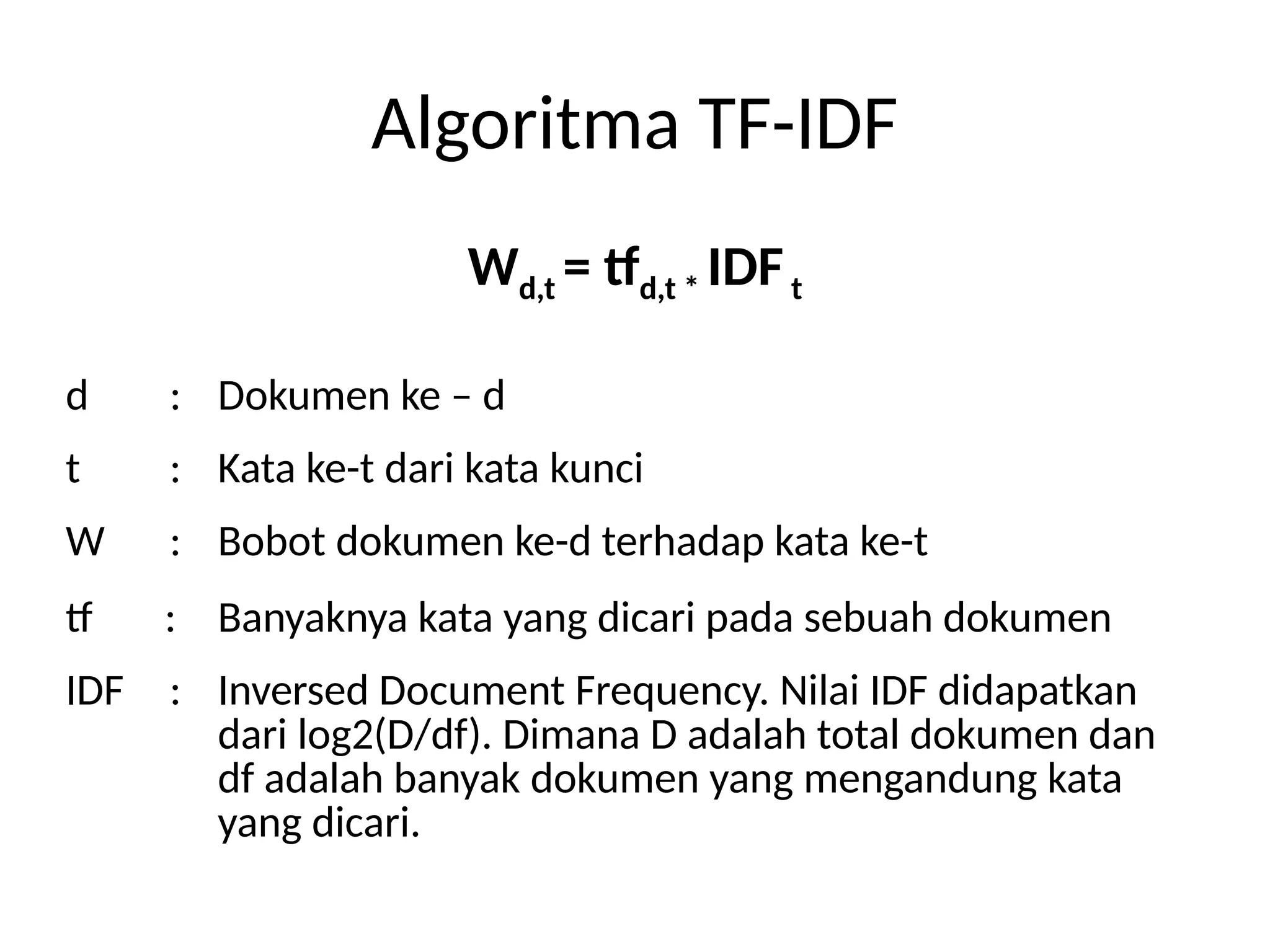 Text Mining Term Frequency Inverse Document Frequency | PPTX