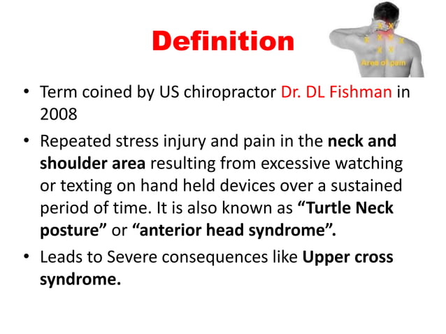 Text neck syndrome by vaneet | PPTX