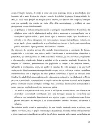 Por Uma Educação Do Campo Na Amazônia: Currículo E Diversidade Cultural ...