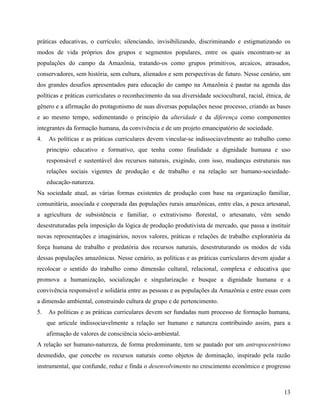 Por Uma Educação Do Campo Na Amazônia: Currículo E Diversidade Cultural ...