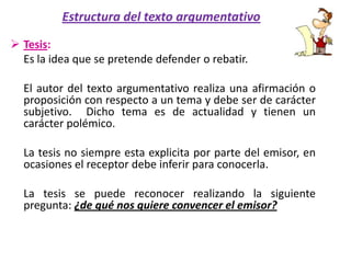Texto argumentativo | PPTX