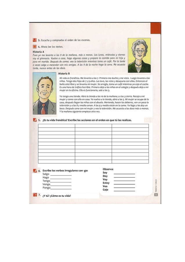 Texto con verbos irregulares | PDF