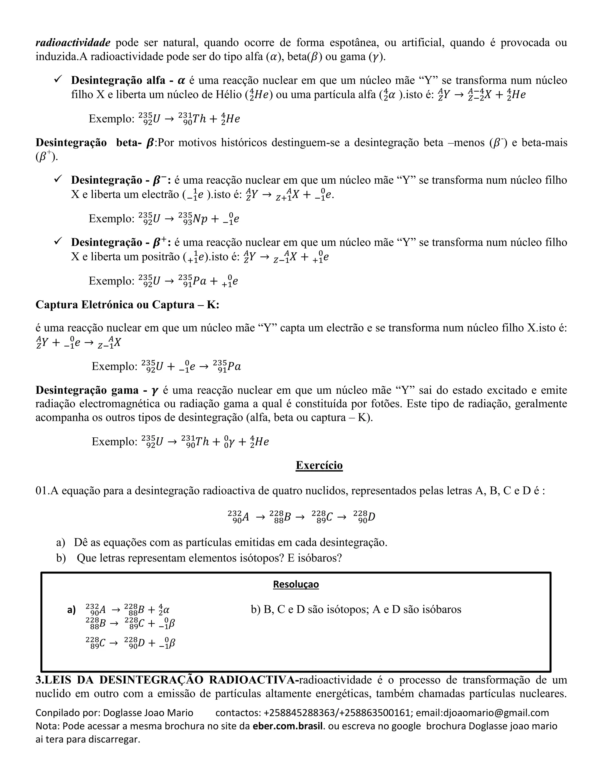 Equacoes De Fisica Nuclear ANÁLISE DA ABORDAGEM DE FÍSICA NUCLEAR