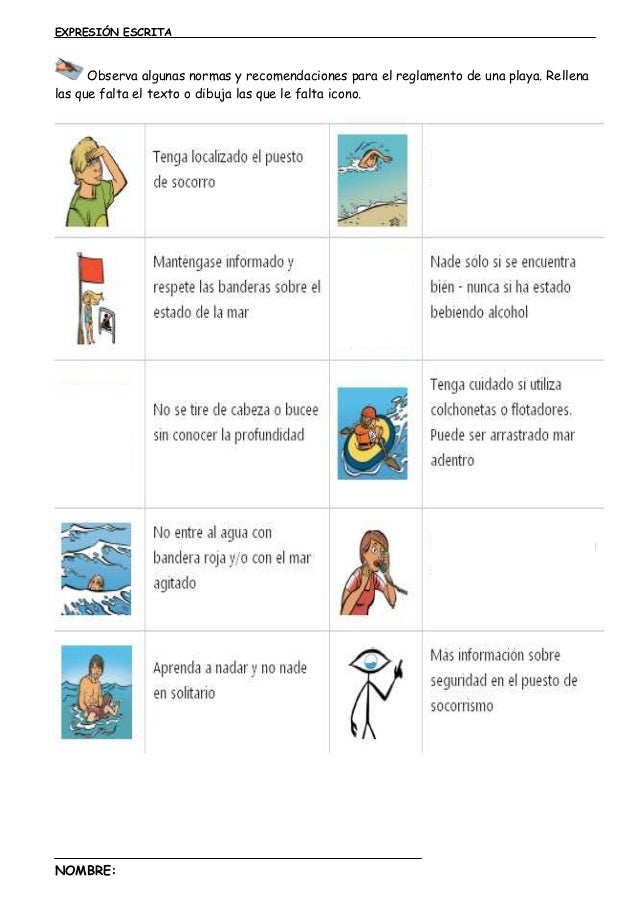 Texto de reglamentos y ejercicios