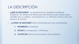 Texto descriptivo | PPT