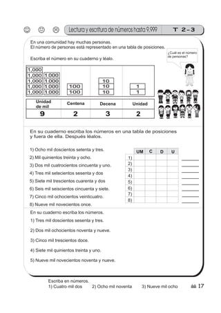 Texto matematicas 3er grado | PDF