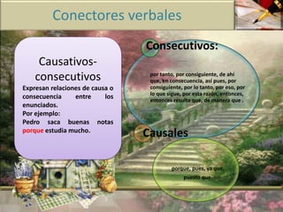 CONECTORES LINGUISTICOS | PPTX