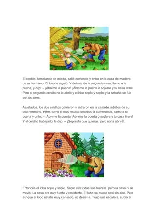 TEXTO NARRATIVO DE LOS TRES CERDITOS | PDF