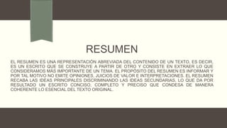 Textos Académicos resumen, ensayo, referencias. | PPTX