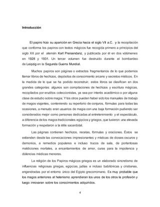 Textos de magia en papiros griego1 | DOCX