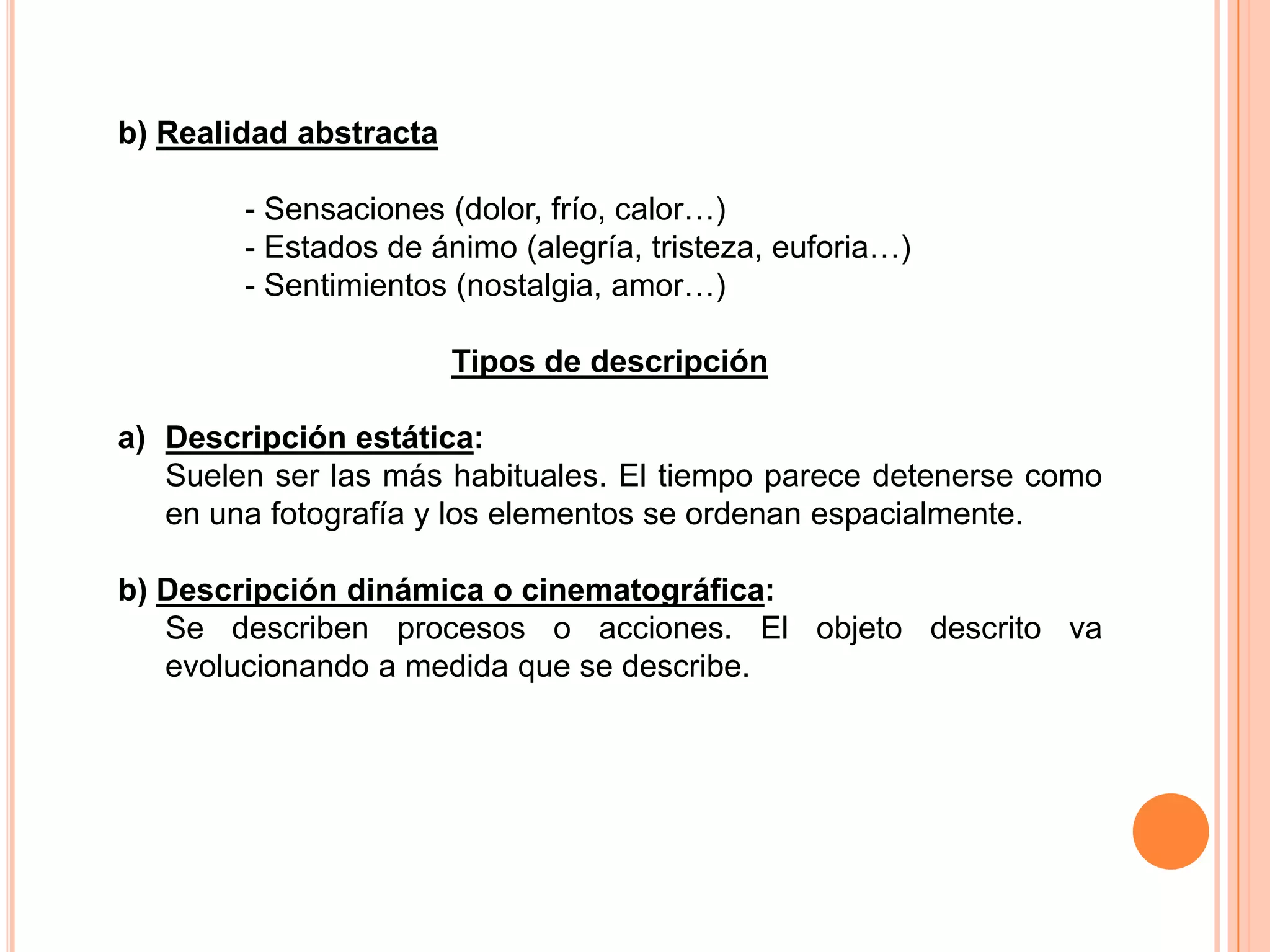 Textos descriptivos | PPTX
